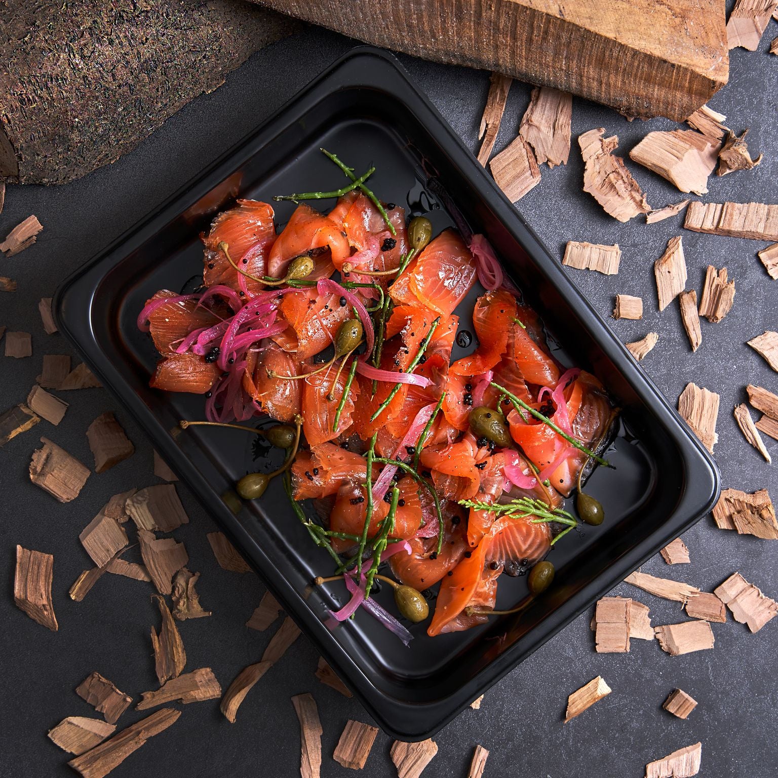 Ready-to-Eat Cold Smoked Salmon Platter [300g]